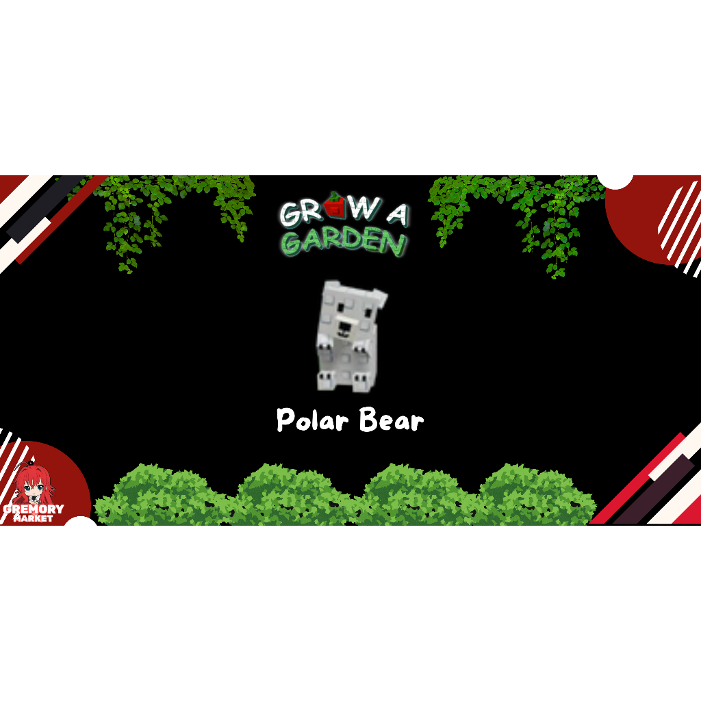 Jual Polar Bear - Grow A Garden - Cheap and Fast Delivery | Shopee Indonesia