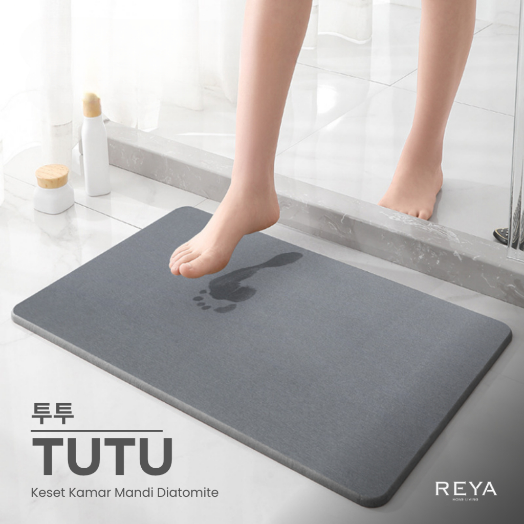 Jual REYA - Keset Diatomite TUTU Anti Bau Cepat Kering - Keset Anti ...