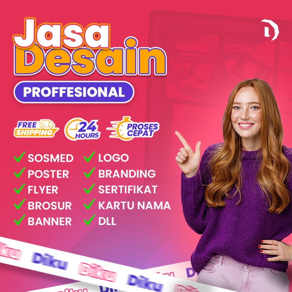 Jual JASA DESAIN POSTER, BANNER, SPANDUK, SOSMED, BROSUR, LOGO, STICKER ...