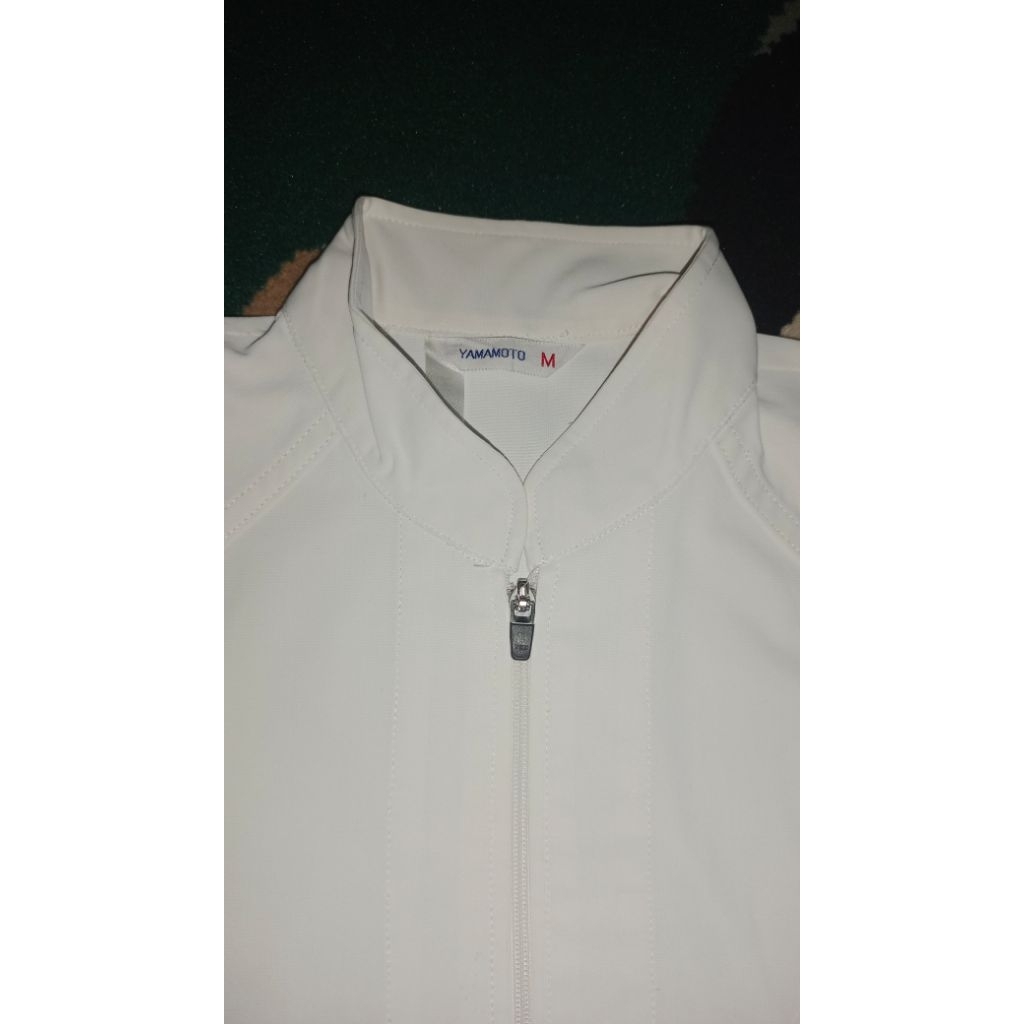 Jual Jacket zipper putih bersih | Shopee Indonesia