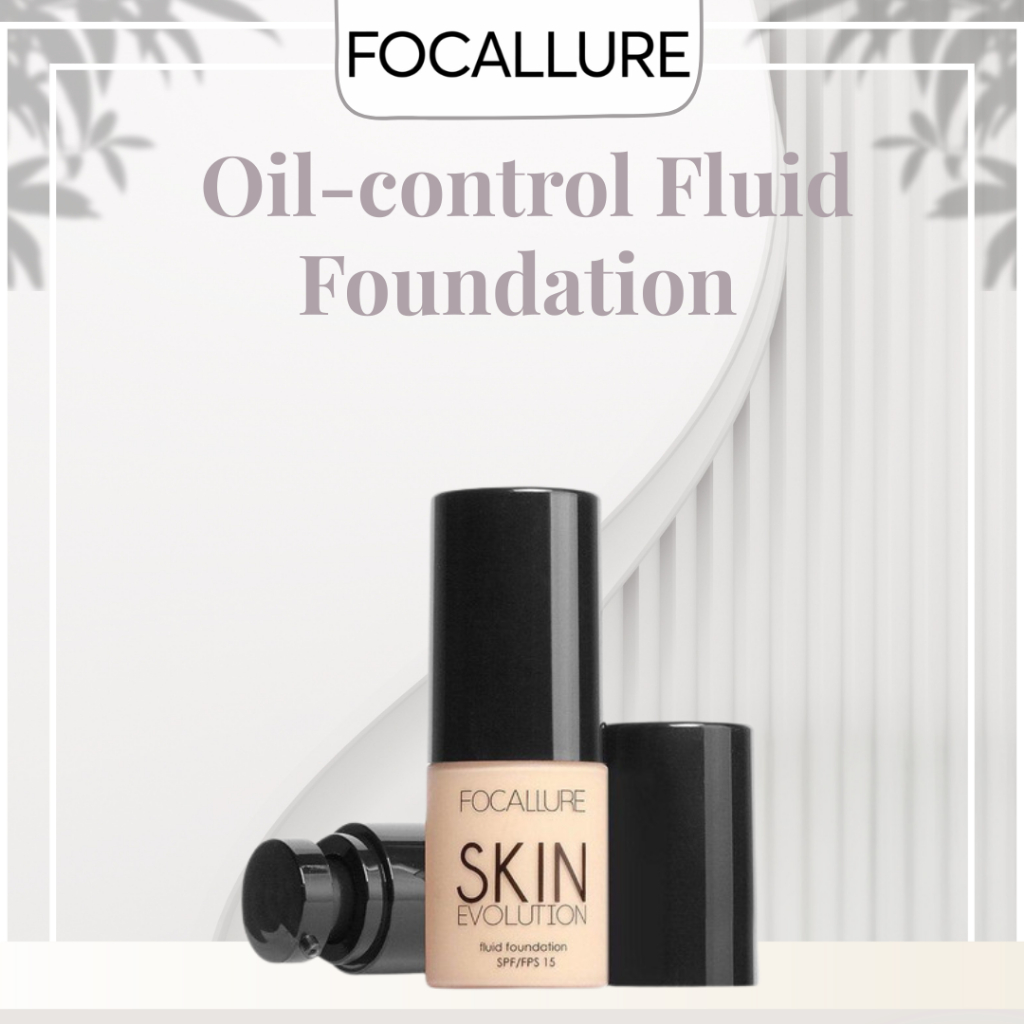 Jual READY FOCALLURE Full Coverage Oil-control Fluid Foundation ...