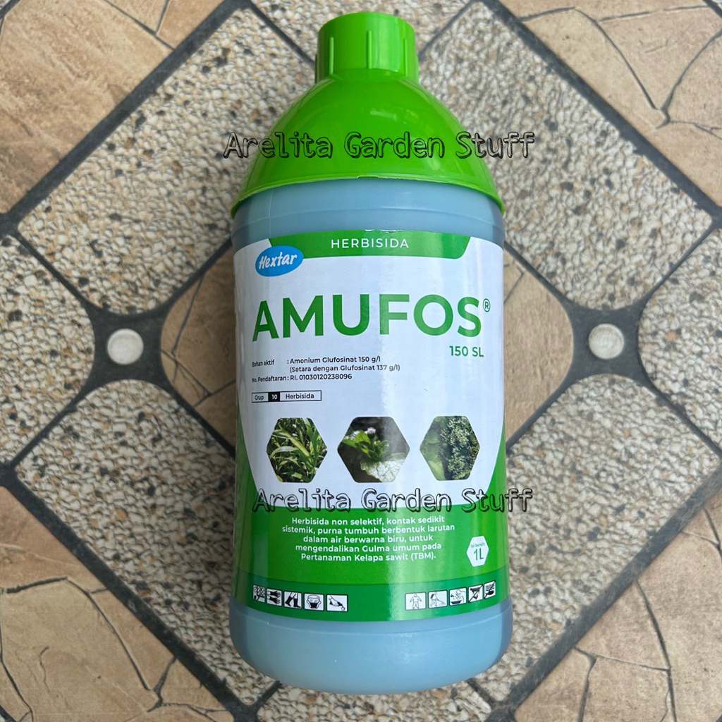 Jual Herbisida/Racun Rumput Amufos 150SL 1L untuk lulangan | Shopee ...