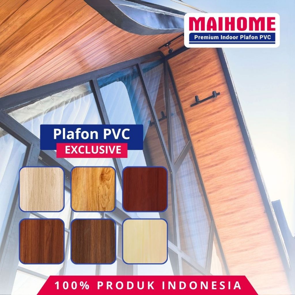 Jual Plafon PVC Maihome Motif Wood Exclusive | 1 Dus Isi 15 Lembar ...