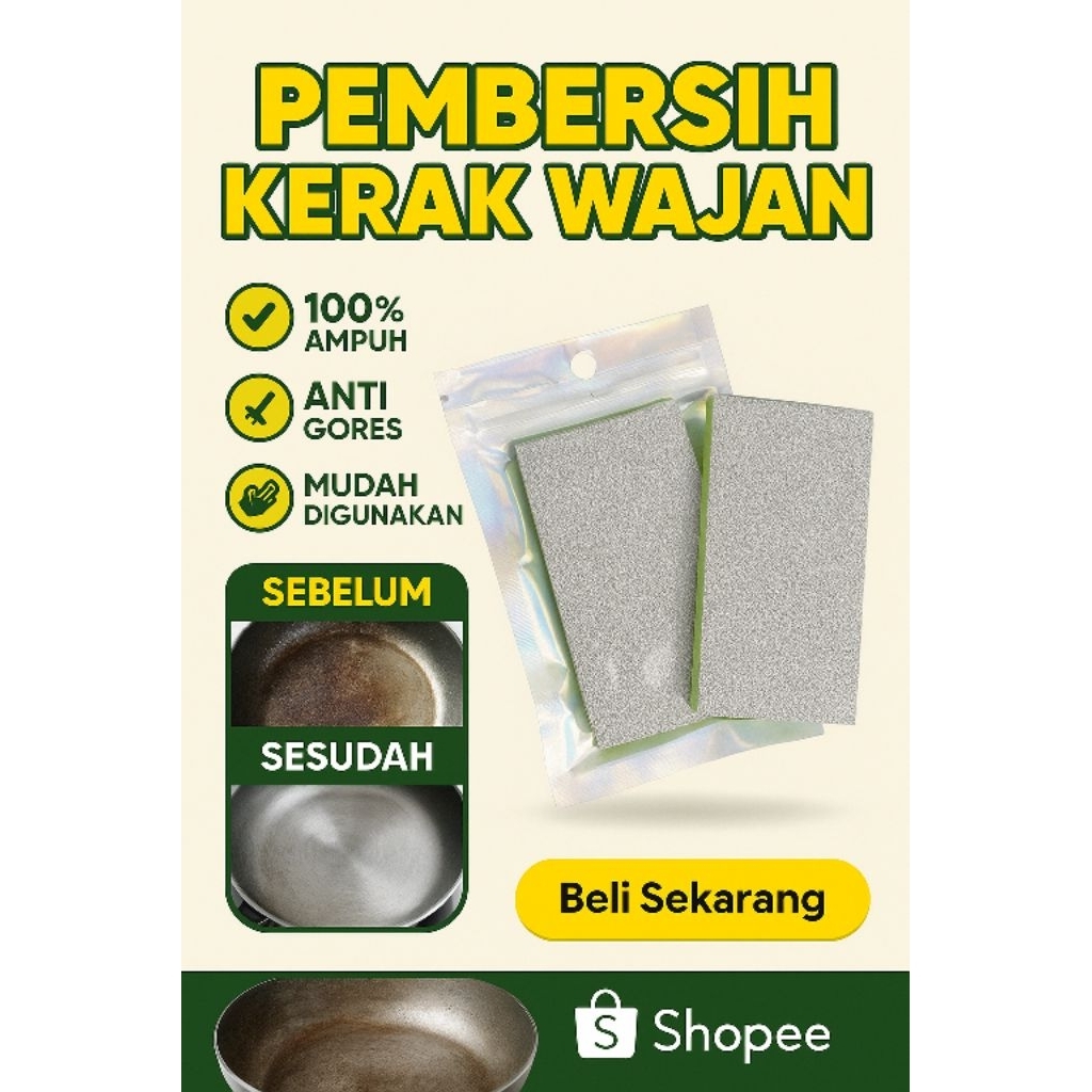 Jual Pembersih Wajan Panci Gosong Kerak Membandel Serbuk Intan Diamon ...