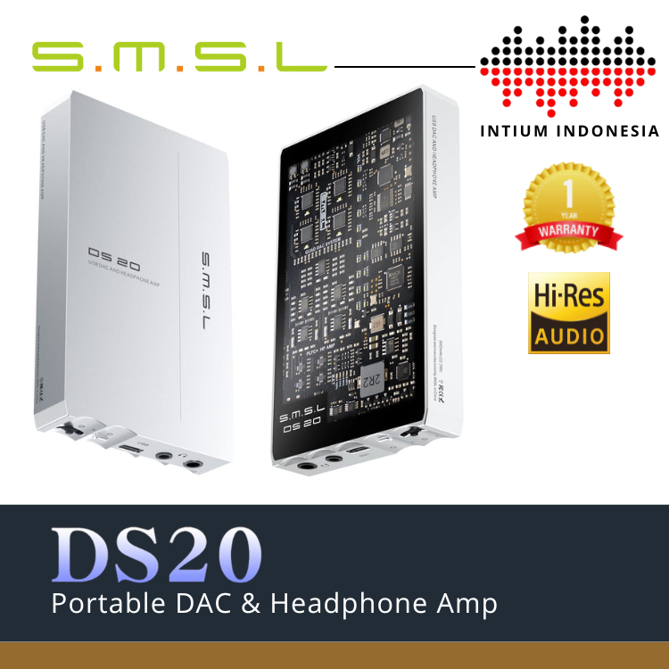 Jual SMSL DS20 / DS 20 Portable DAC & Headphone Amplifier | Shopee ...