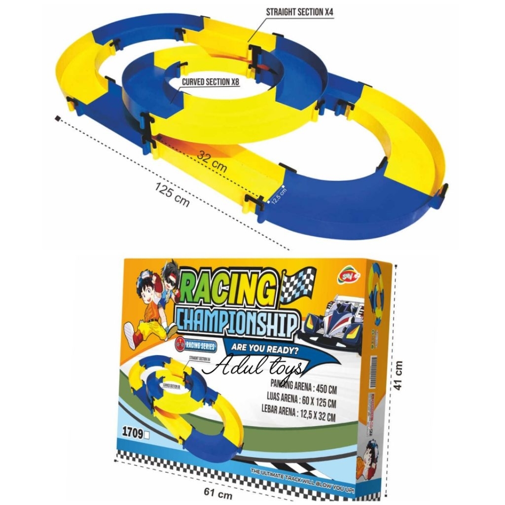 Jual TRACK TAMIYA 1 LINE RACING CIRCUIT / TREK TAMIYA 1 JALUR STANDARD ...