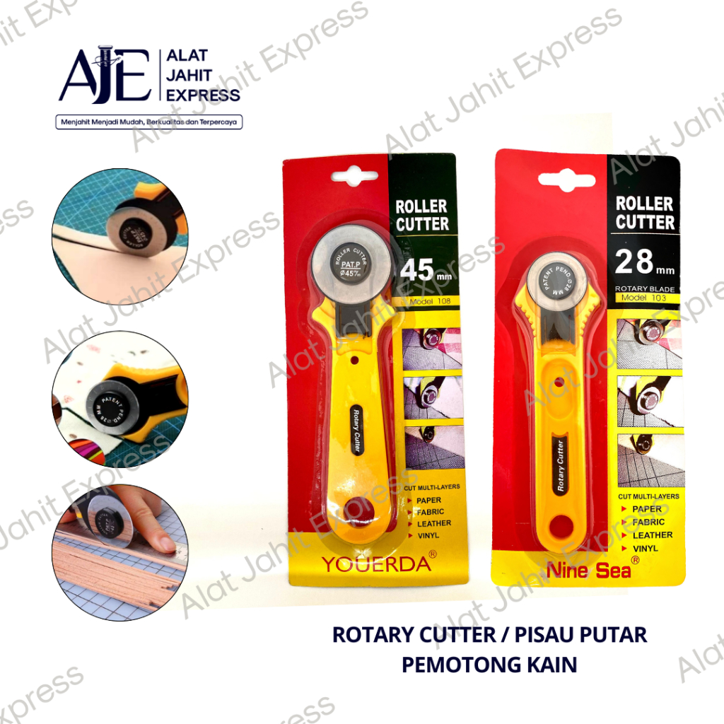 Jual Rotary Cutter / Pisau Putar Pemotong Kain | Shopee Indonesia