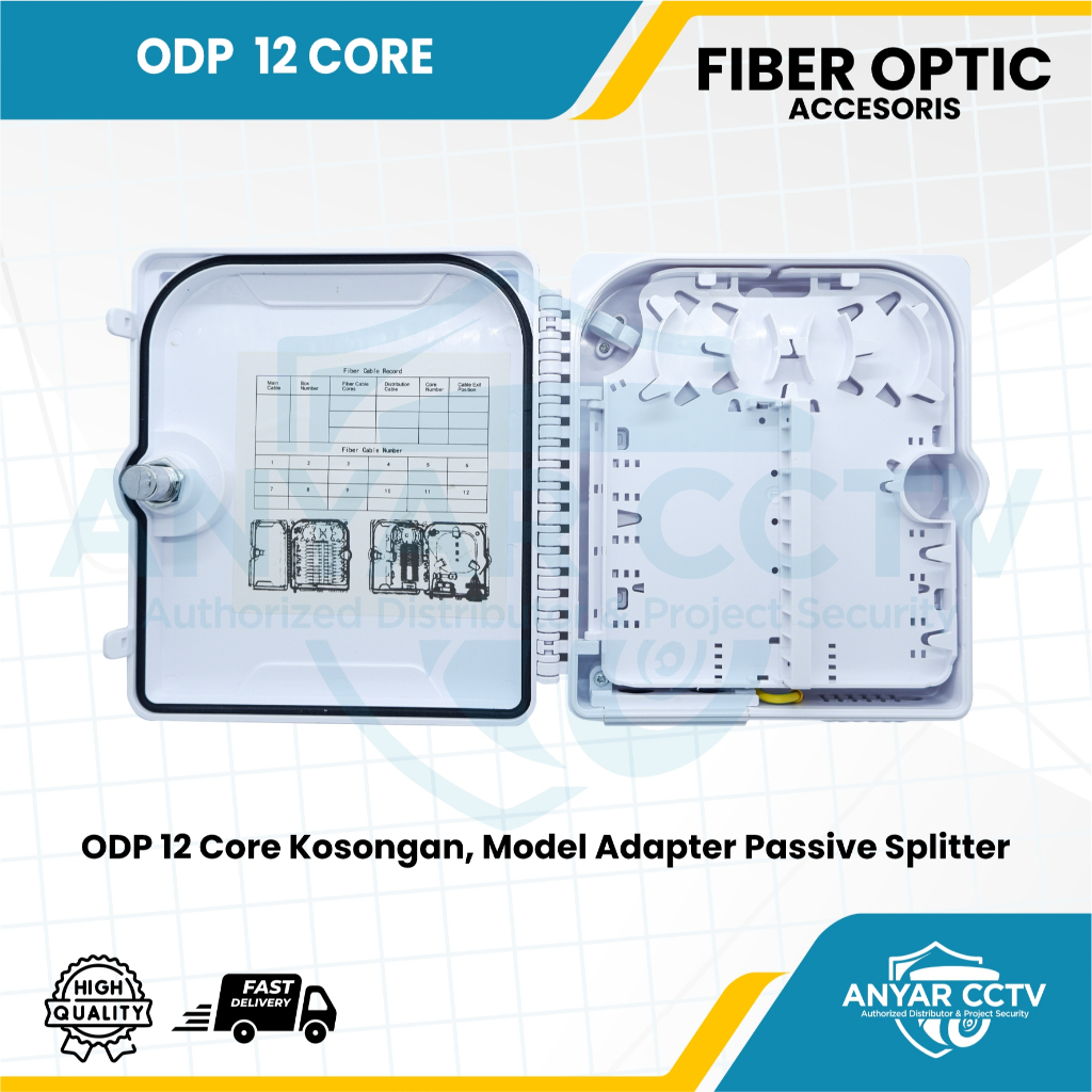 Jual BOX ODP 12 Core Kosongan / BOX ODP Lengkap Box Splitter 1:8 Outdoor | Shopee Indonesia