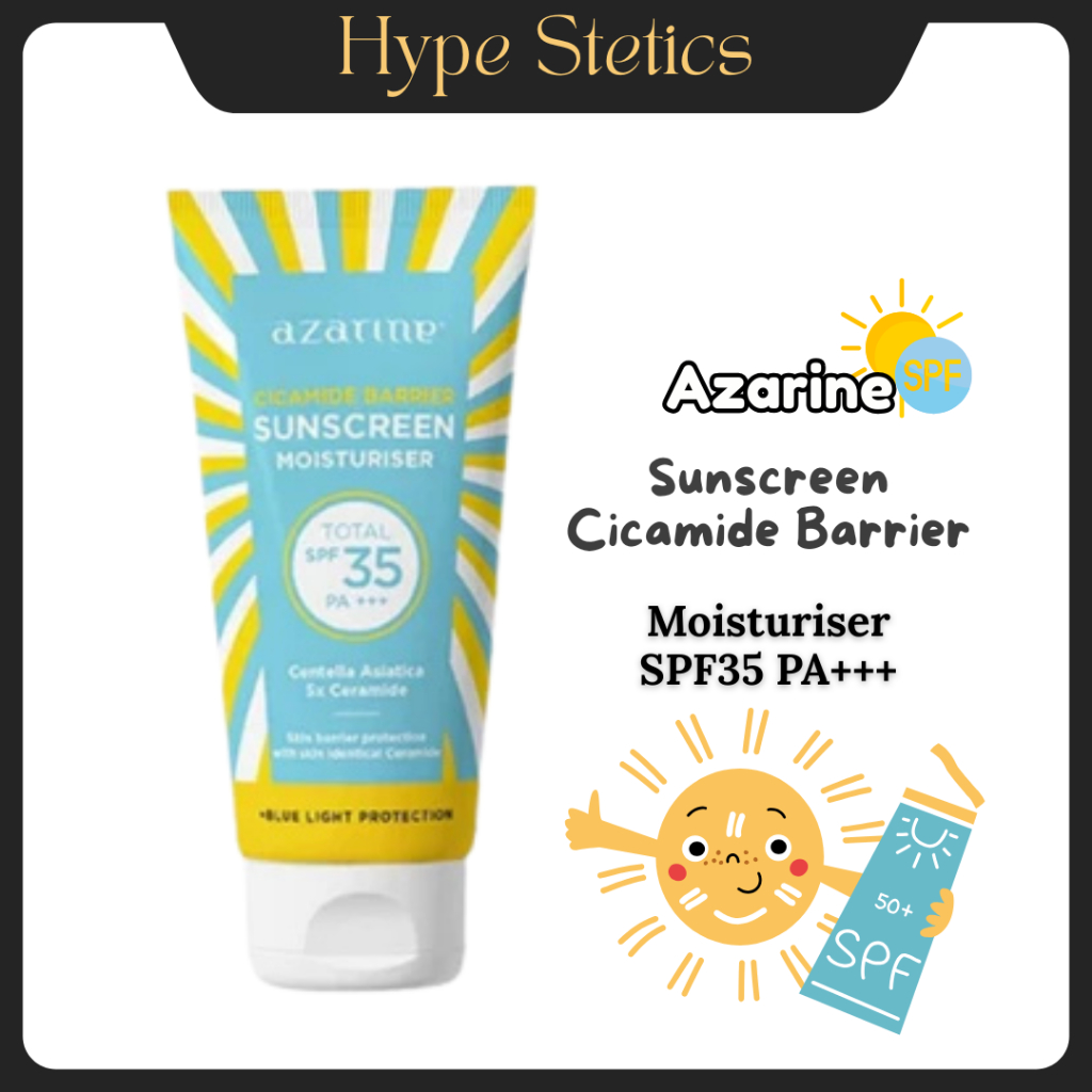 Jual Azarine Cicamide Barrier Sunscreen Moisturiser SPF35 PA ...