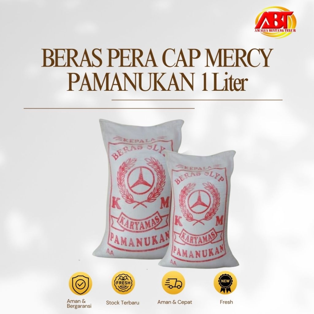 Jual ABT - Beras Pera Super Cap Mercy Pamanukan Premium 1 Liter ...
