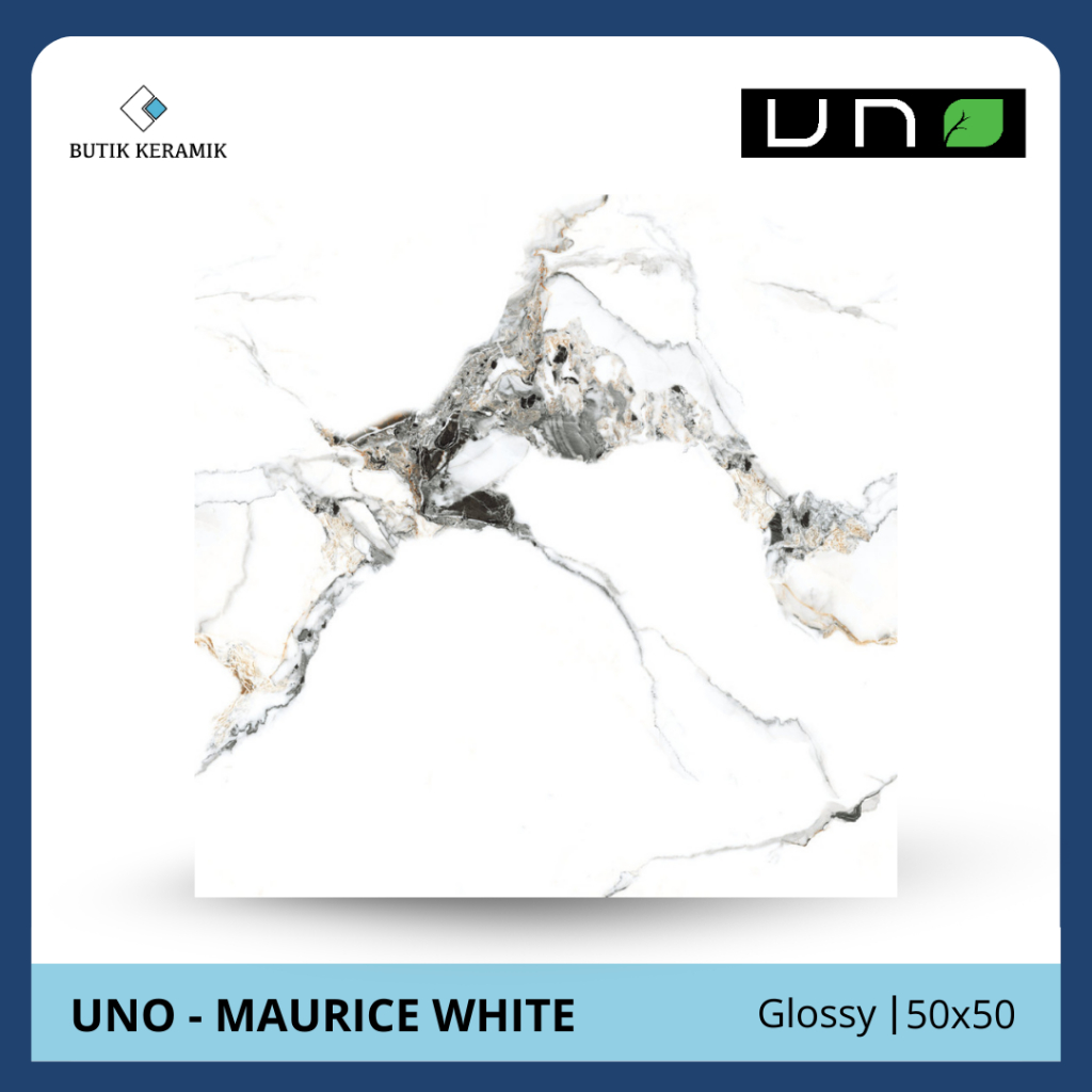 Jual Keramik 50x50 Glossy | Uno | Maurice Series | Glossy | Grade A ...