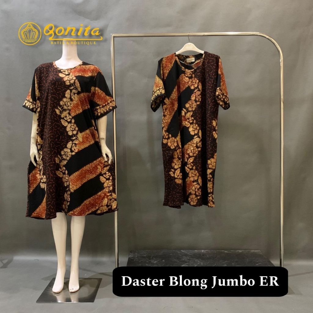 Jual {LD 136 CM} Daster Qonita Batik Pekalongan ll Daster Blong Jumbo ...