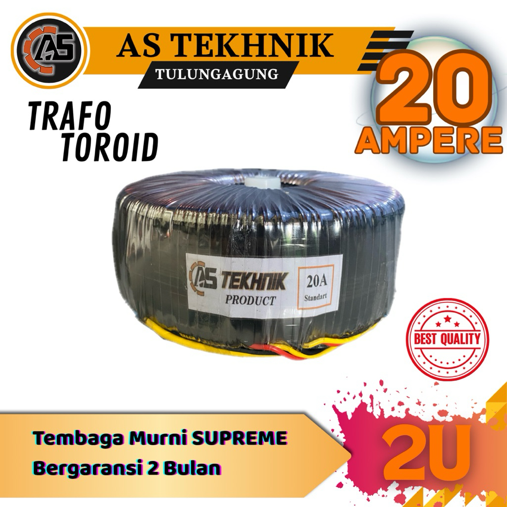 Jual TRAFO TEROID DONAT 20A CT 45V-32V | Shopee Indonesia