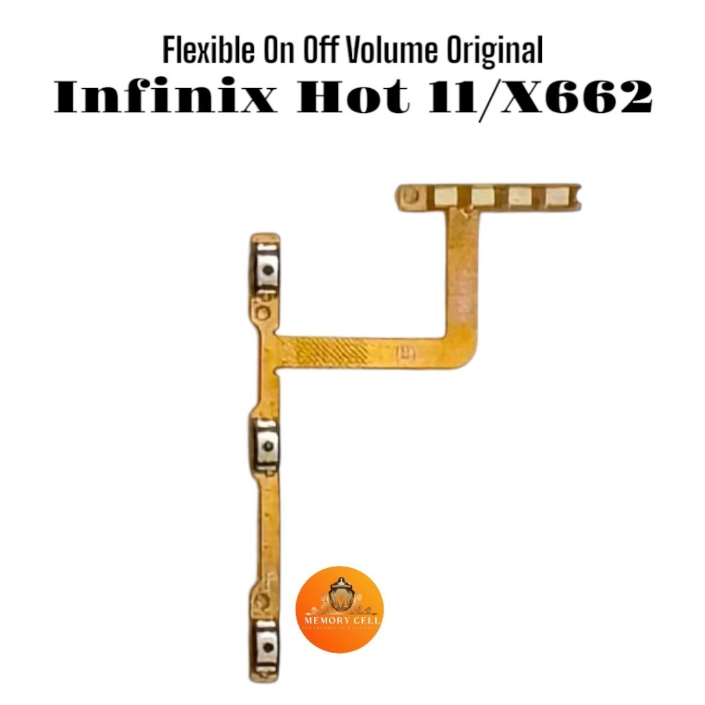 Jual Flexible On Off Volume Infinix Hot 11 X662 Original | Shopee Indonesia
