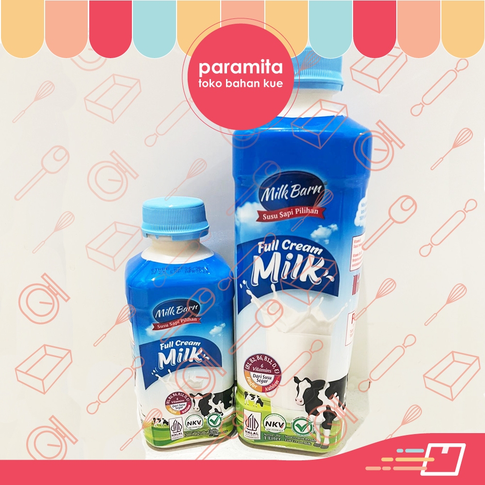 Jual Milkbarn UHT Full Cream 1 liter & 450 gr | Shopee Indonesia