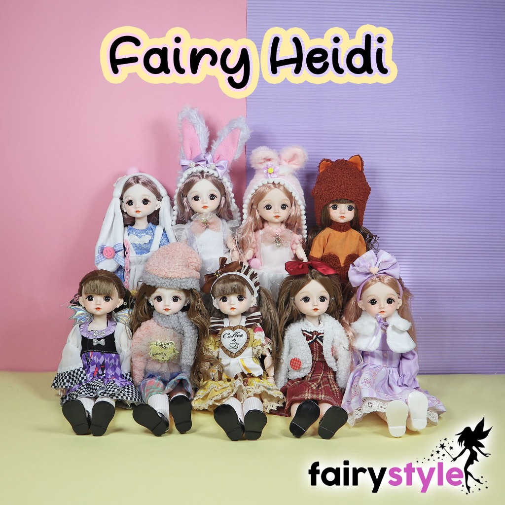 Jual Boneka Fairy Heidi BJD Ukuran 1/6 (30cm) - Mainan Anak Cewek DIY ...