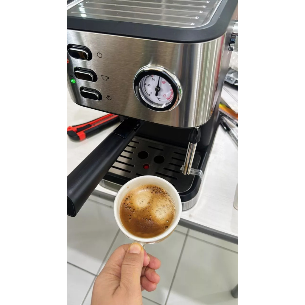 Jual Mesin Kopi Espresso Coffee Maker Frothing Panas 20Bar 850W 1.5L EU Specialist Espresso ...