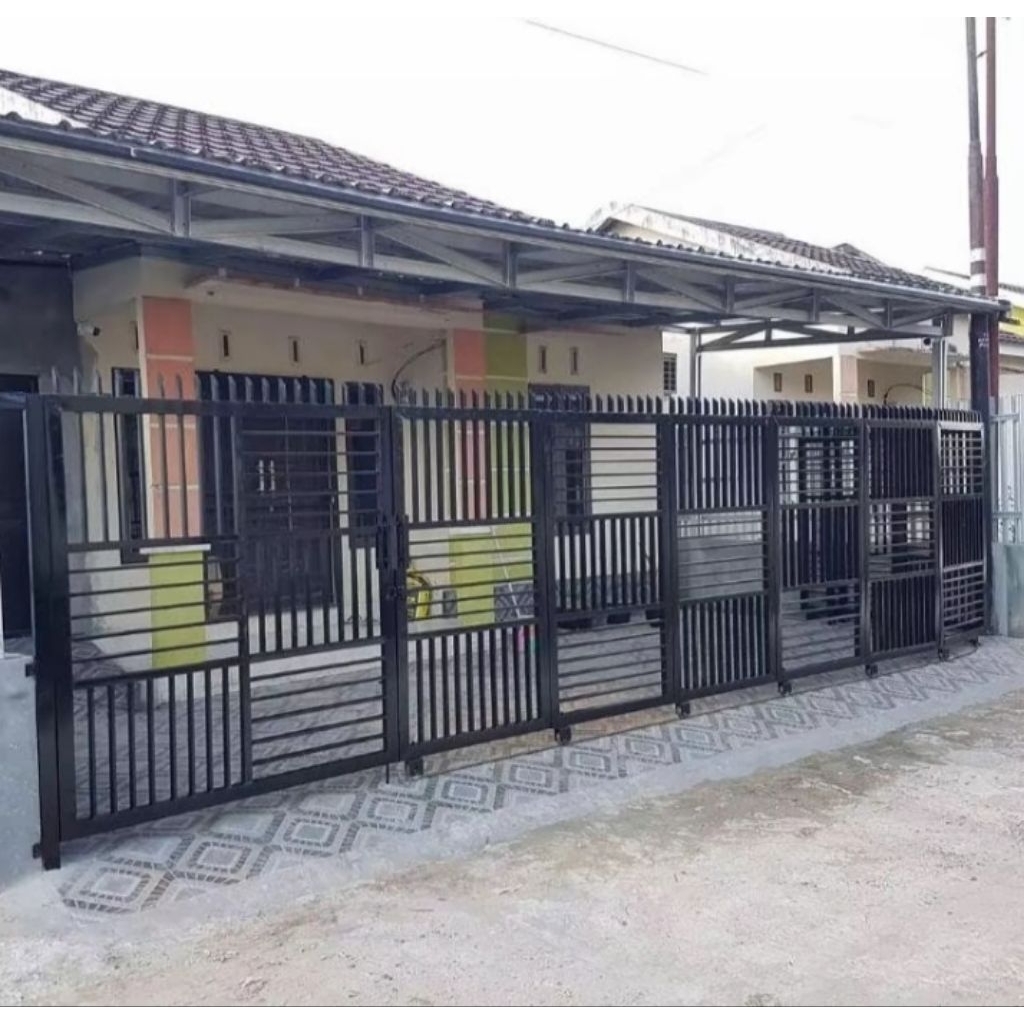 Jual pagar lipat besi minimalis | Shopee Indonesia
