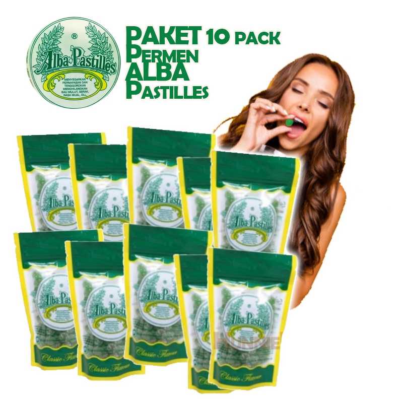 Jual PAKET 10 pack Permen ALBA Pastilles | Shopee Indonesia