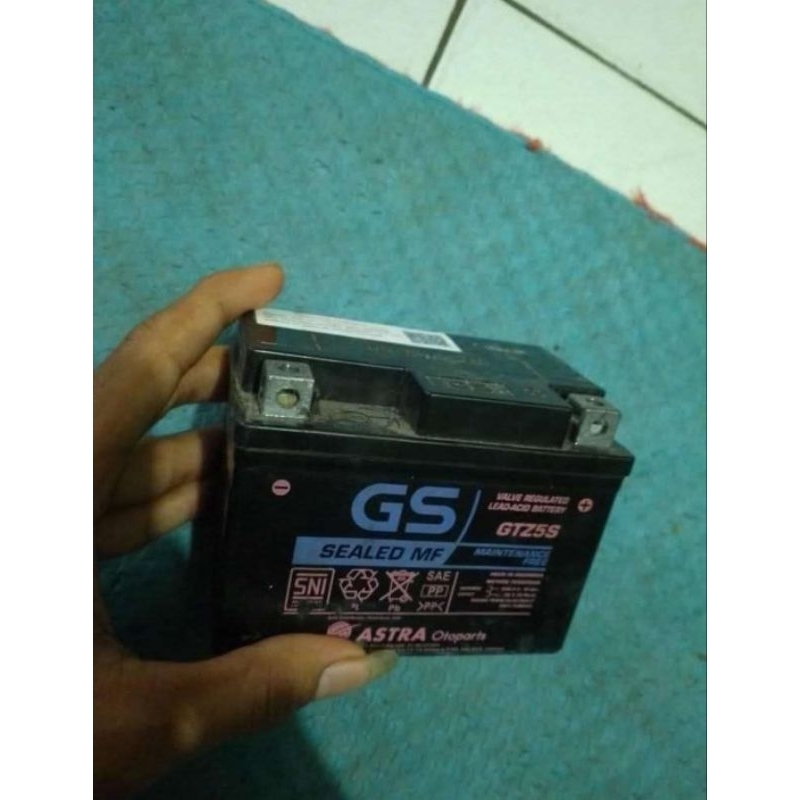 Jual AKI MOTOR GS ASTRA GTZ5S SEKEN | Shopee Indonesia