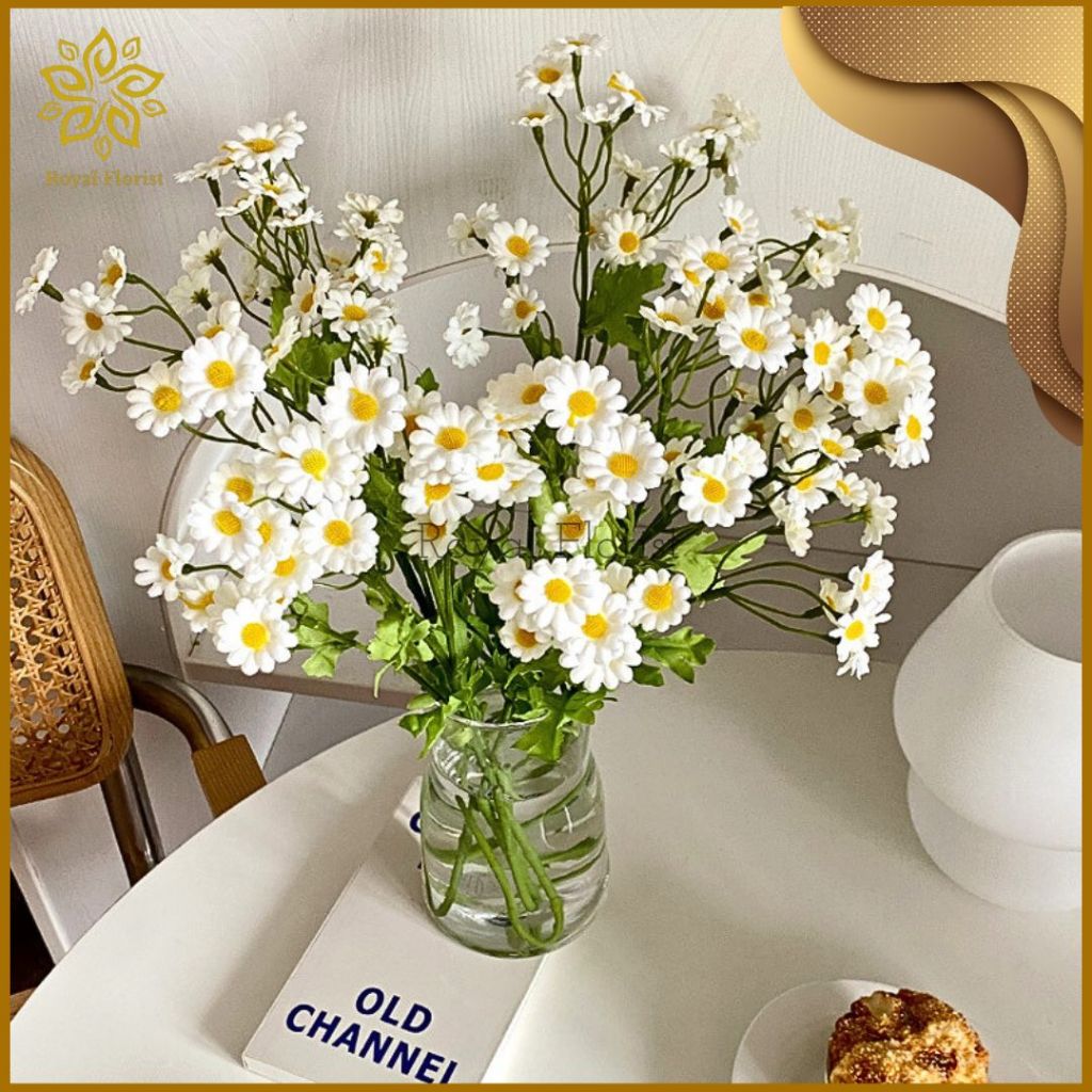 Jual Bunga Daisy Premium/Bunch Of Chamomile/Bunga Buket Artificial ...