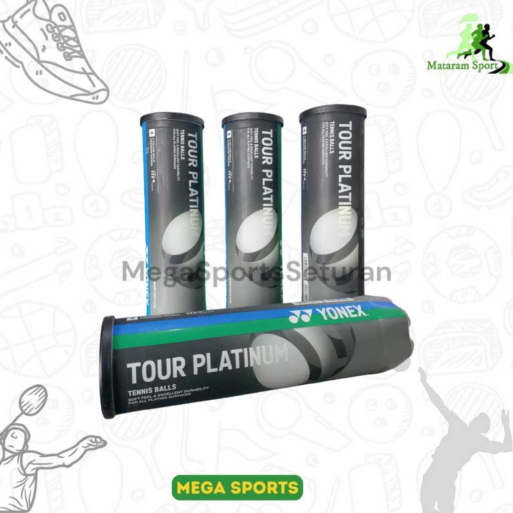 Jual Bola Tenis Lapangan Yonex Tour Platinum Tennis ball Original ...