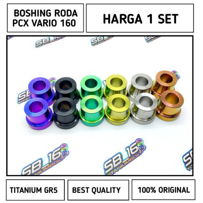 Jual BOSHING RODA DEPAN PCX STYLO VARIO 160 TITANIUM GR5 | Shopee Indonesia