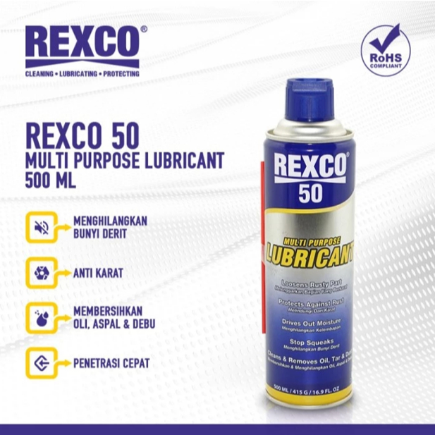 Jual REXCO 50 Multi Purpose Lubricant 500ml (415 G) / Pelumas Anti ...