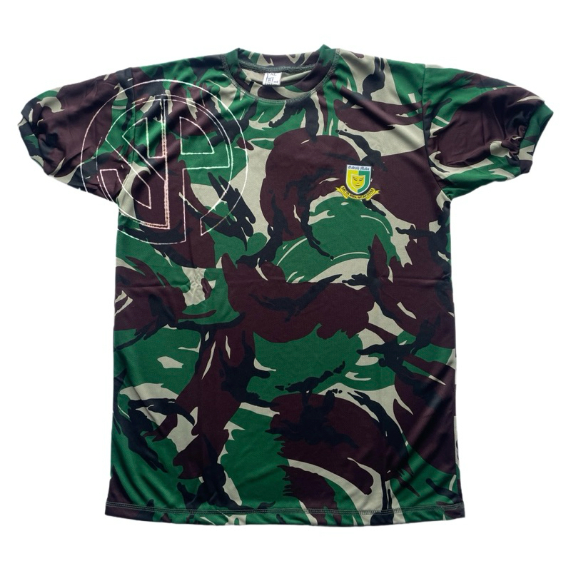 Jual kaos loreng dryfit malvinas logo gajah mada/ PM/ Polisi Militer ...