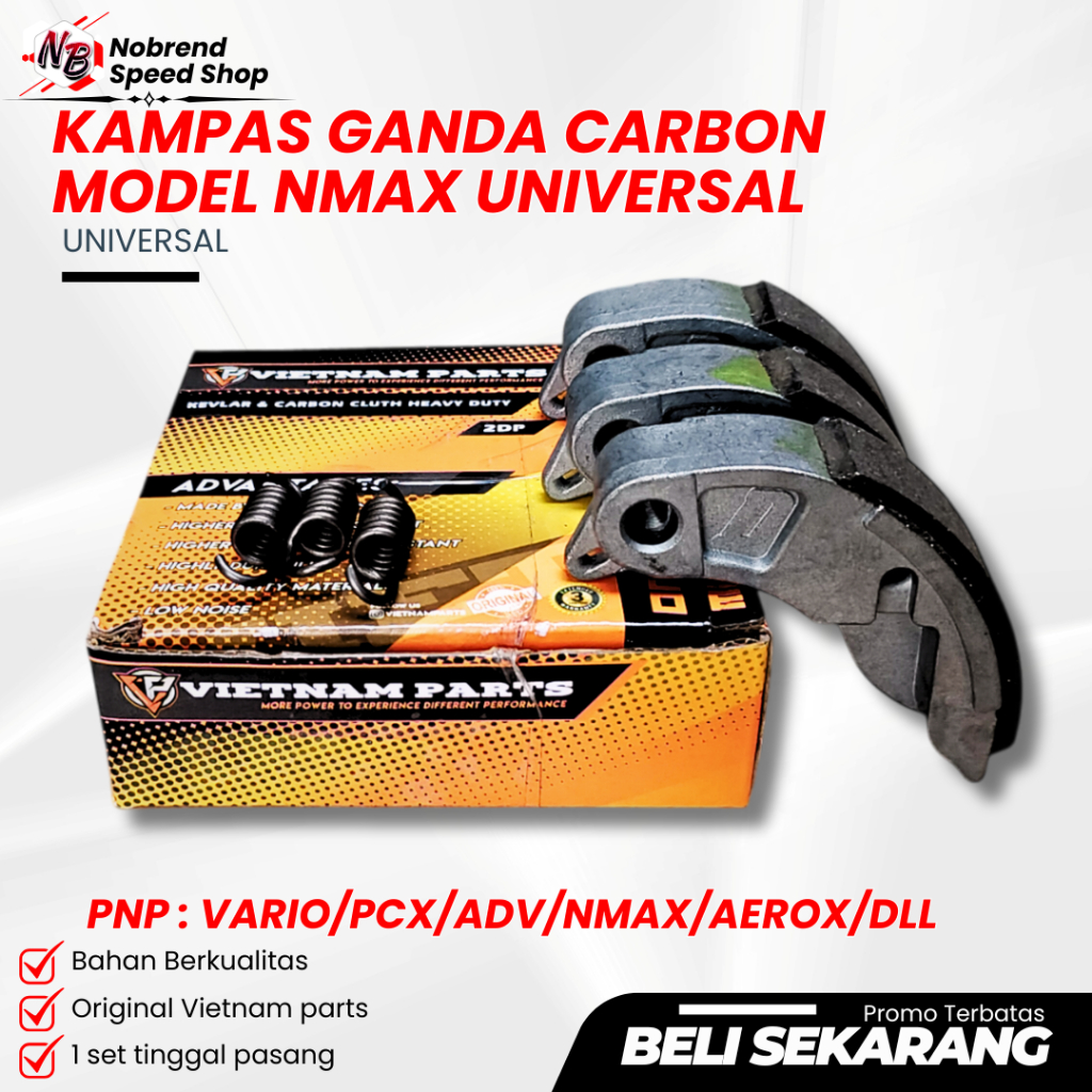 Jual KAMPAS GANDA CARBON VIETNAM PARTS 2DP KAMPAS GANDA NMAX VARIO PCX ...