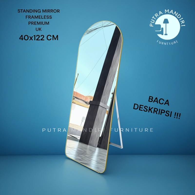 Jual Standing mirror kaca berdiri aesthetic premium uk 122x40 | Shopee ...