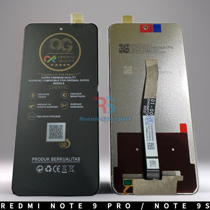 Jual LCD TOUCHSCREEN XIOAMI REDMI NOTE 9 PRO / NOTE 9S - OG SUPER ORI ...