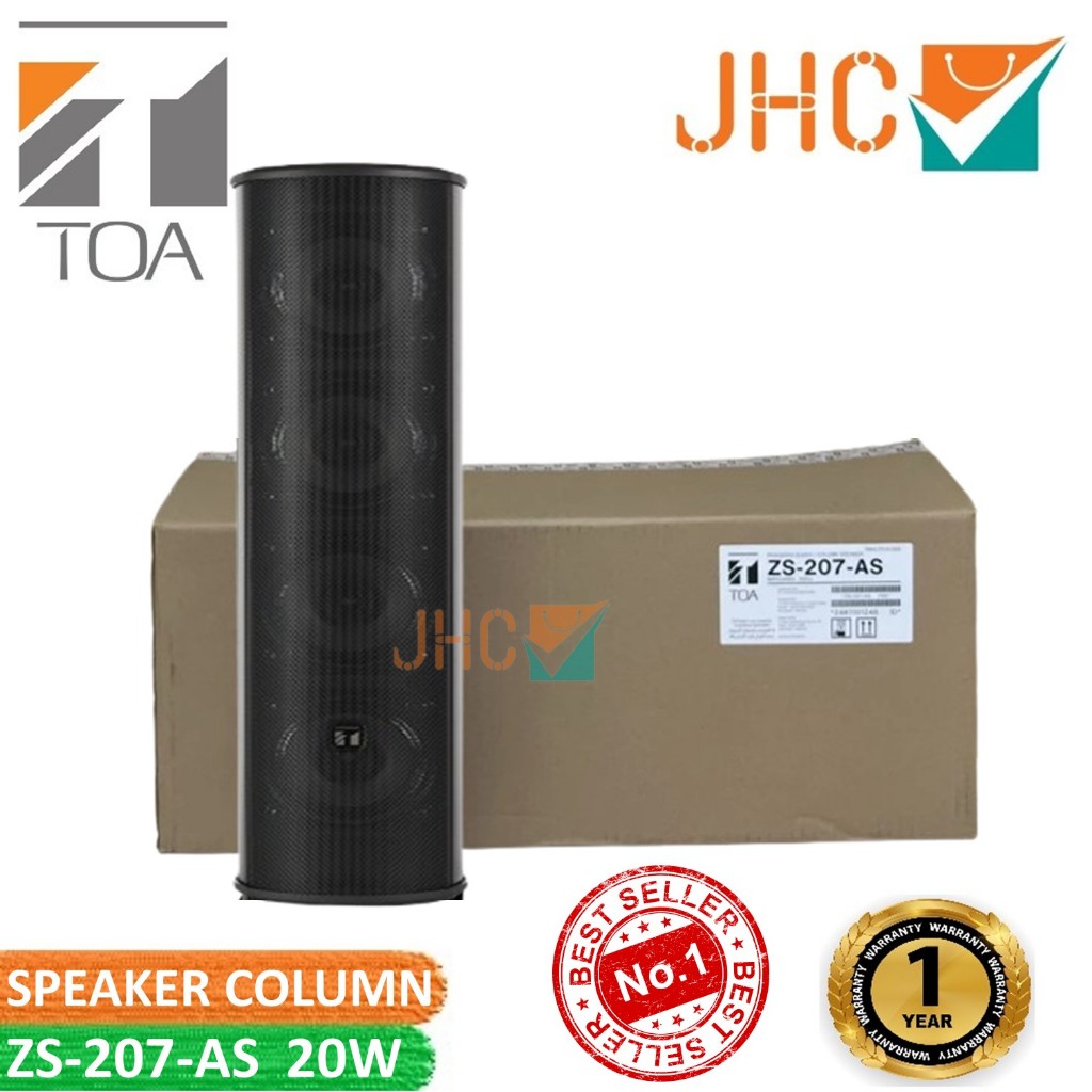 Jual TOA Speaker Column ZS-207-AS 20 Watt - Speaker Dinding SEKOLAH IBADAH MASJID KANTOR PARKIR ...