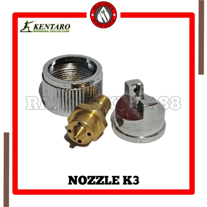 Jual Kentaro Nozzle Luar dan dalam + Ring Sprayer K3 Kepala Spray Gun ...