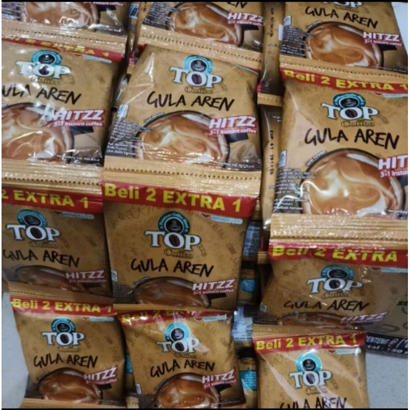 Jual TOP KOPI GULA AREN 1 RENTENG ISI 15 PCS | Shopee Indonesia