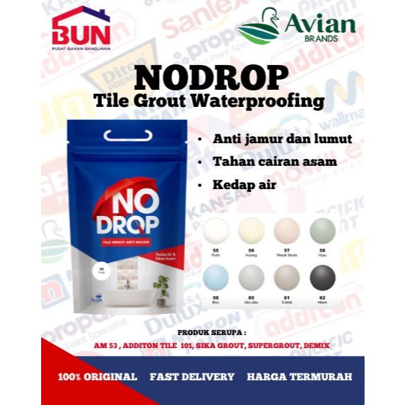 Jual Nat Keramik No Drop 1 Kg / Nat Keramik AM 53 Pengisi Nat Tile ...