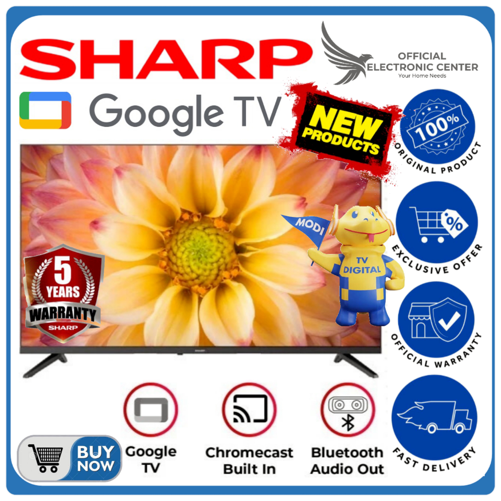 Jual TV SHARP 2T-C32GH3000i C32GH SMART GOOGLE TV 2K LED 32 INCH FULL HD HDR BLUETOOTH LED SHARP ...