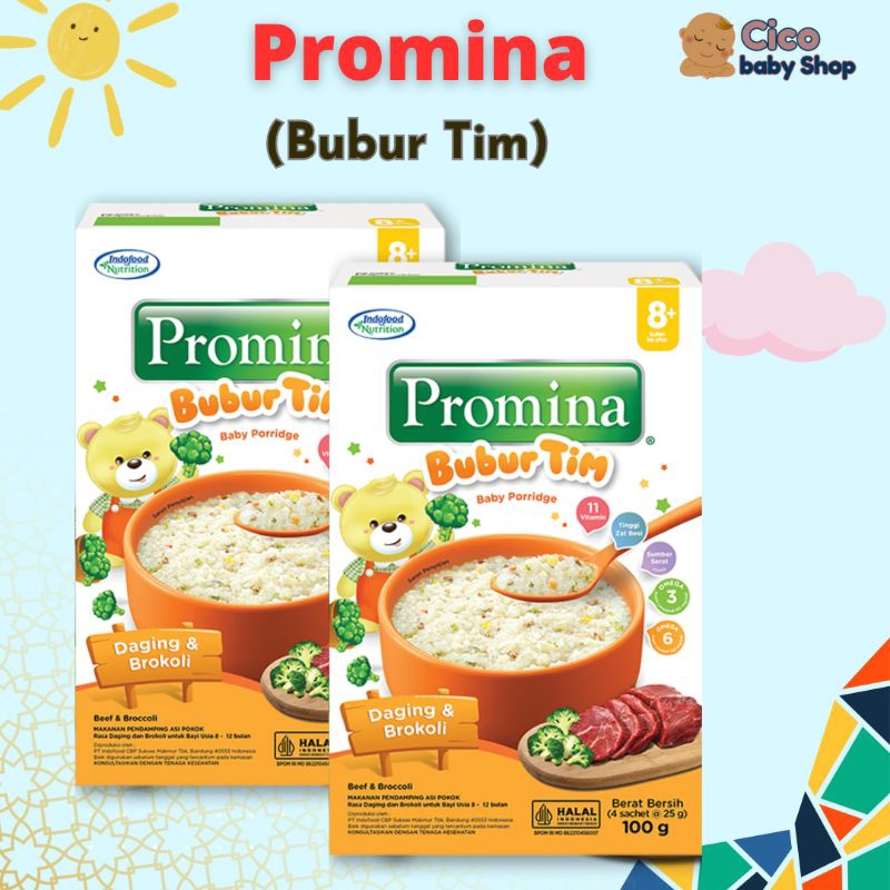 Jual Promina Bubur Tim 8+ 100g | Shopee Indonesia