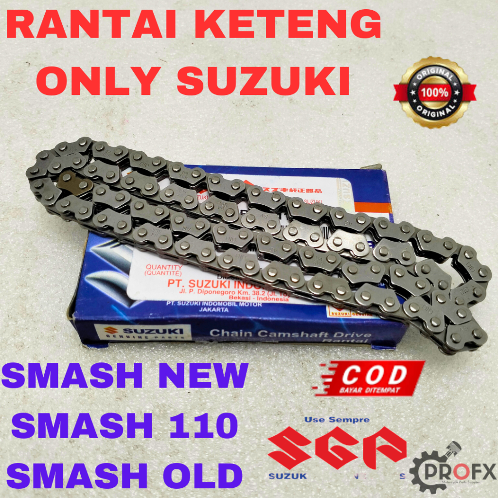 Jual RANTAI KETENG SMASH OLD NEW 110 ORIGINAL ASLI SUZUKI SGP RANTE ...