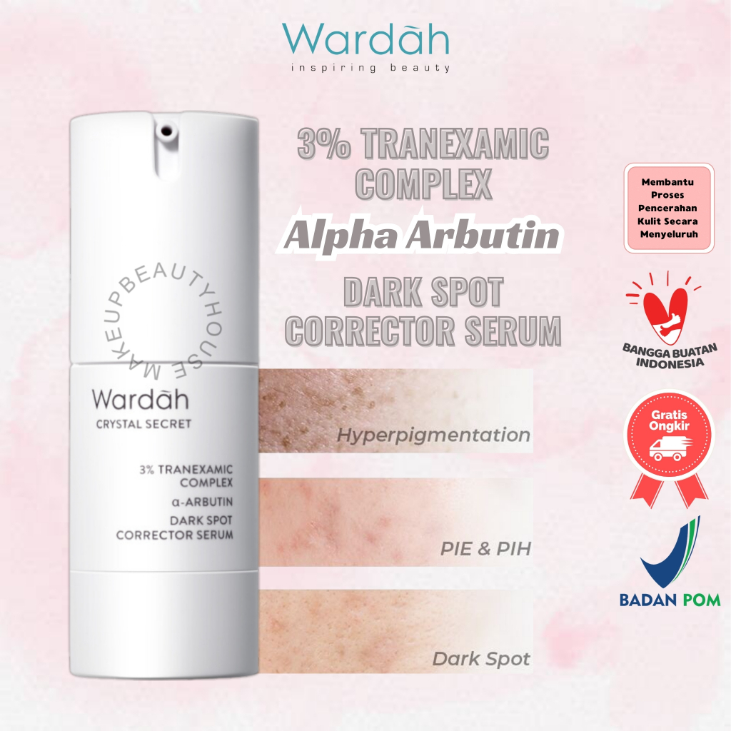 Jual WARDAH 3% Tranexamic Acid + Alpha Arbutin Crystal Secret Dark Spot ...