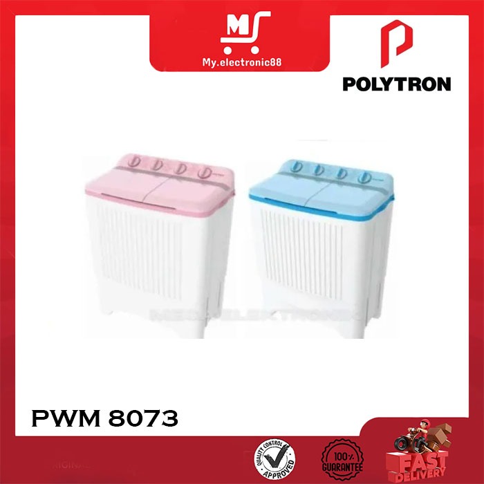 Jual MESIN CUCI POLYTRON 2 TUB(PWM 8073 B/P) | Shopee Indonesia