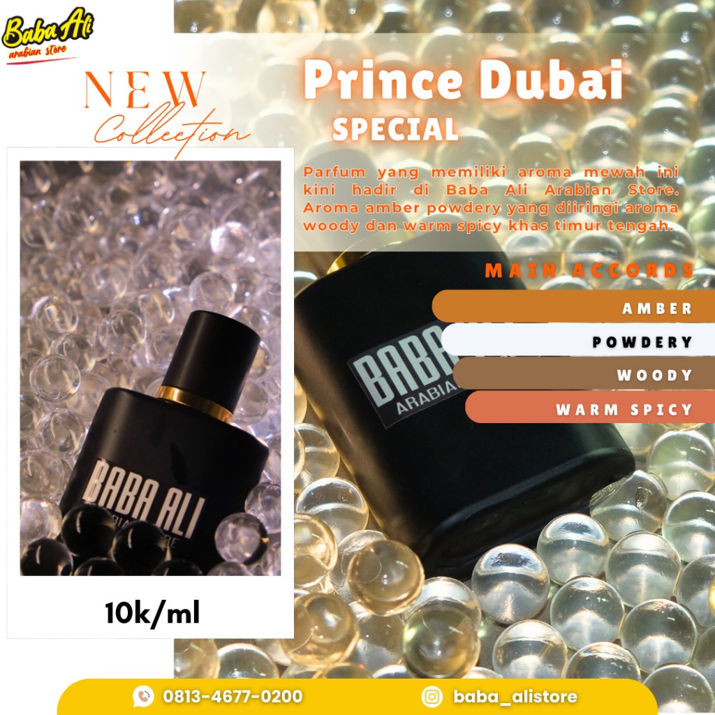 Jual PRINCE DUBAI SPECIAL INSPIRED BY BABA ALI ARABIAN STORE (Grade 1 ...
