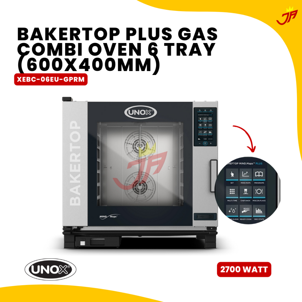 Jual COMBI OVEN BAKERTOP MIND Map PLUS COUNTERTOP UNOX XEBC-06EU-GPRM ...