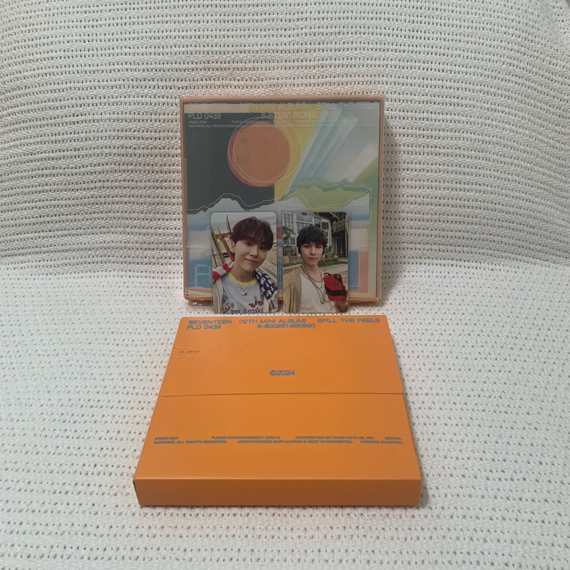Jual Album Spill The Feels STF Feel You Orange RPC Seungkwan Vernon ...