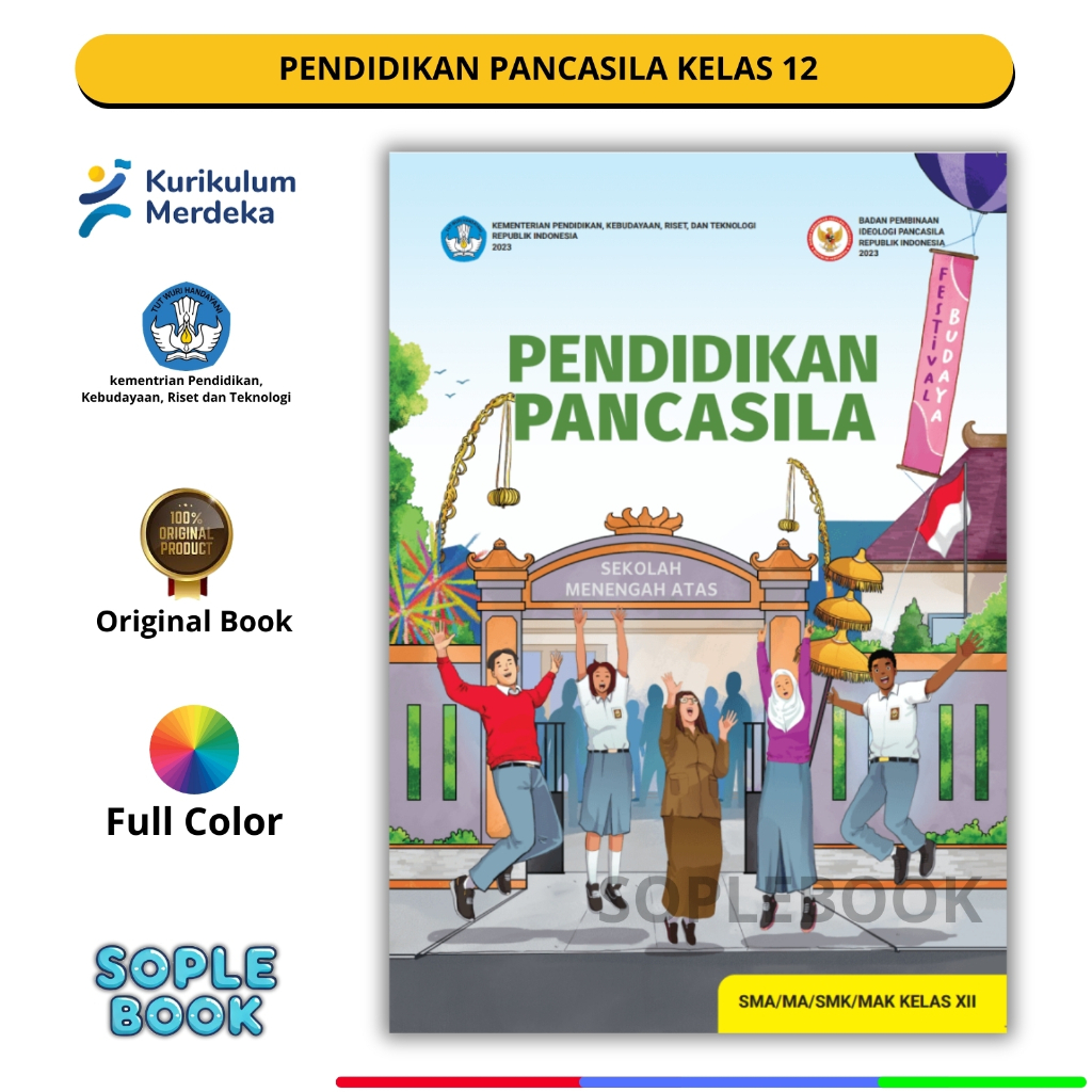 Jual Buku Pendidikan Pancasila SMA/SMK/MA Kelas 12 XII Kurikulum Merdeka Kemdibudristek | Shopee ...