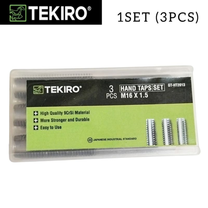 Jual TEKIRO Tap M16 × 1.5 Hand Tap Tapping Mesin m16x1.5 hss tekiro ...