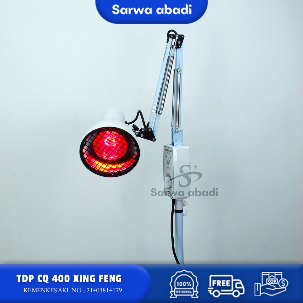 Jual Lampu TDP CQ 400 Infrared XinFeng Therapy Lamp Stand / Terapi ...