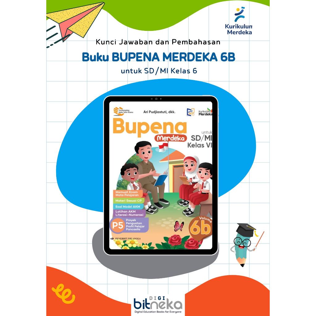 Jual Kunci Jawaban BUPENA MERDEKA SD Kelas 6B Kurikulum Merdeka | Shopee Indonesia