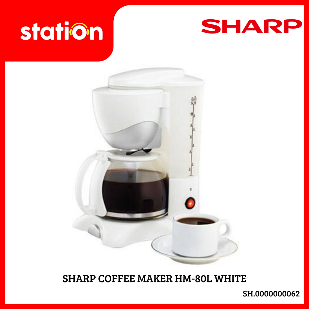 Jual SHARP COFFEE MAKER HM-80L WHITE | Shopee Indonesia