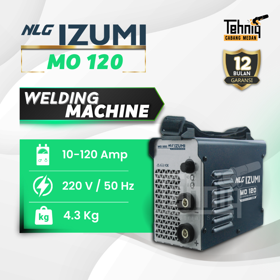 Jual Mesin Las Listrik Trafo Las 450 Watt IZUMI MO 120 Inverter Welding Machine | Shopee Indonesia